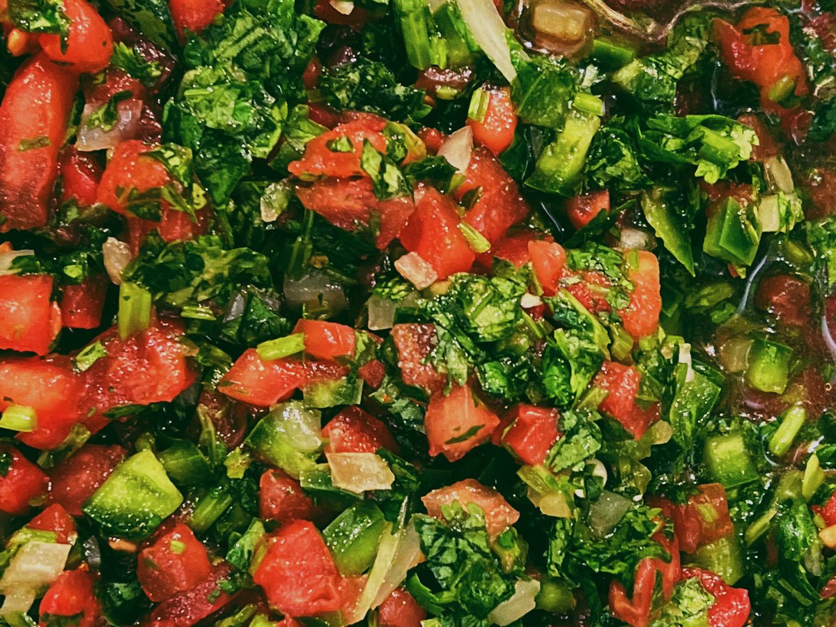 Receta: Pebre (fresh Chilean salsa) | Pueblo Chili Co.